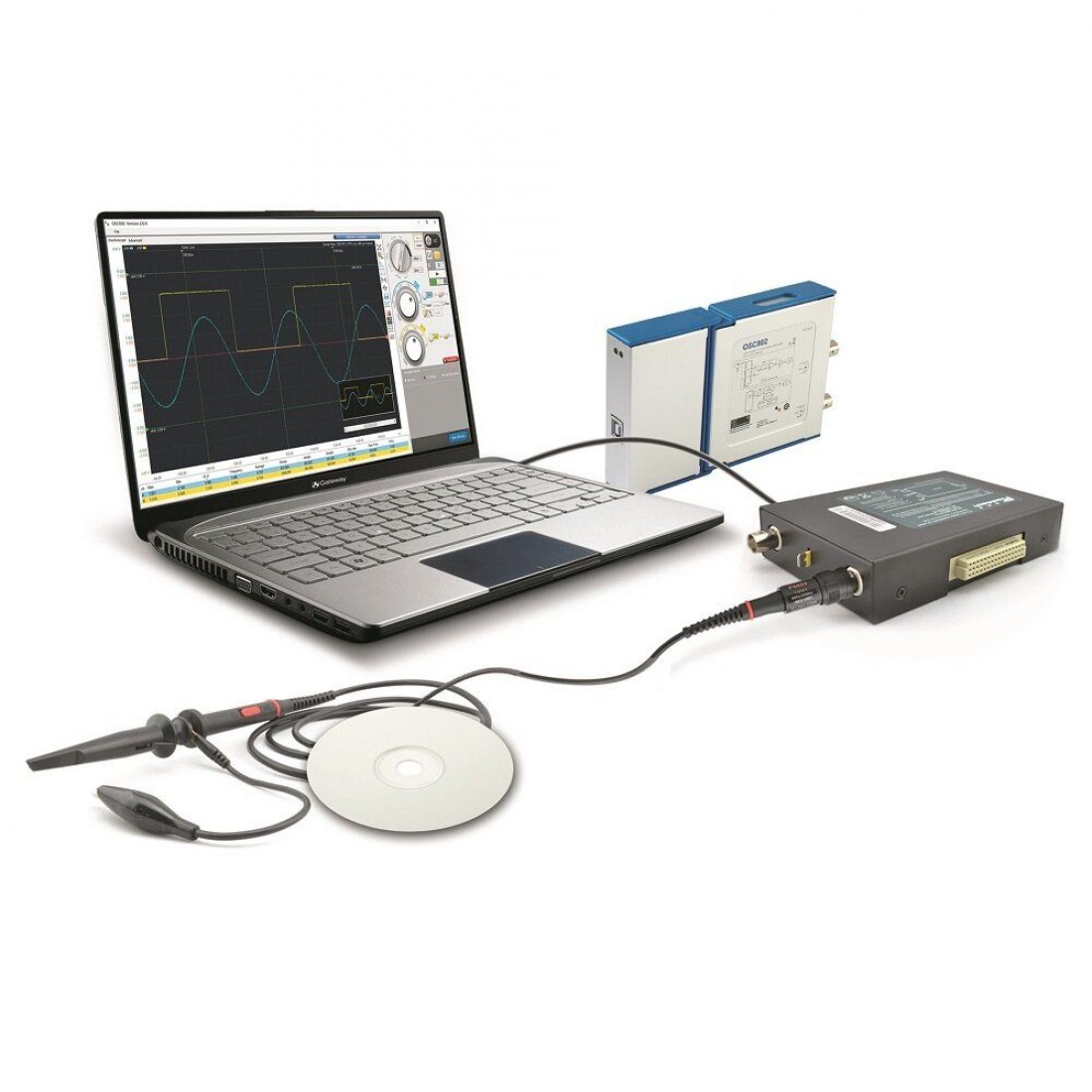 OSCH02F 2 Channel USB PC Virtual Digital Oscilloscope 100MHz Bandwidth ... OSCH02F 2 Channel USB PC Virtual Digital Oscilloscope 100MHz Bandwidth ...